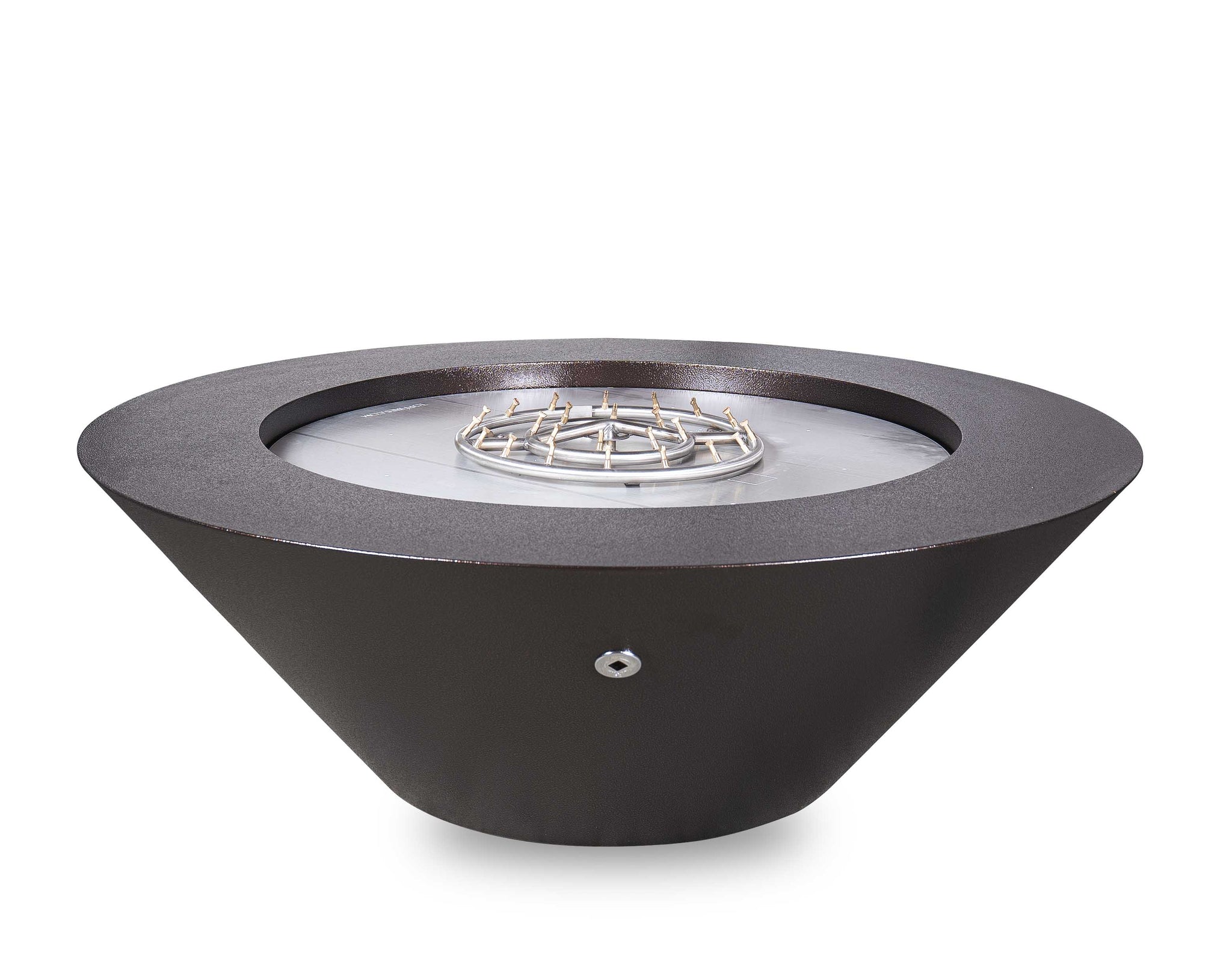 Cazo Fire Pit - Wide Ledge | GFRC Concrete, Multiple Colors & Ignition ...