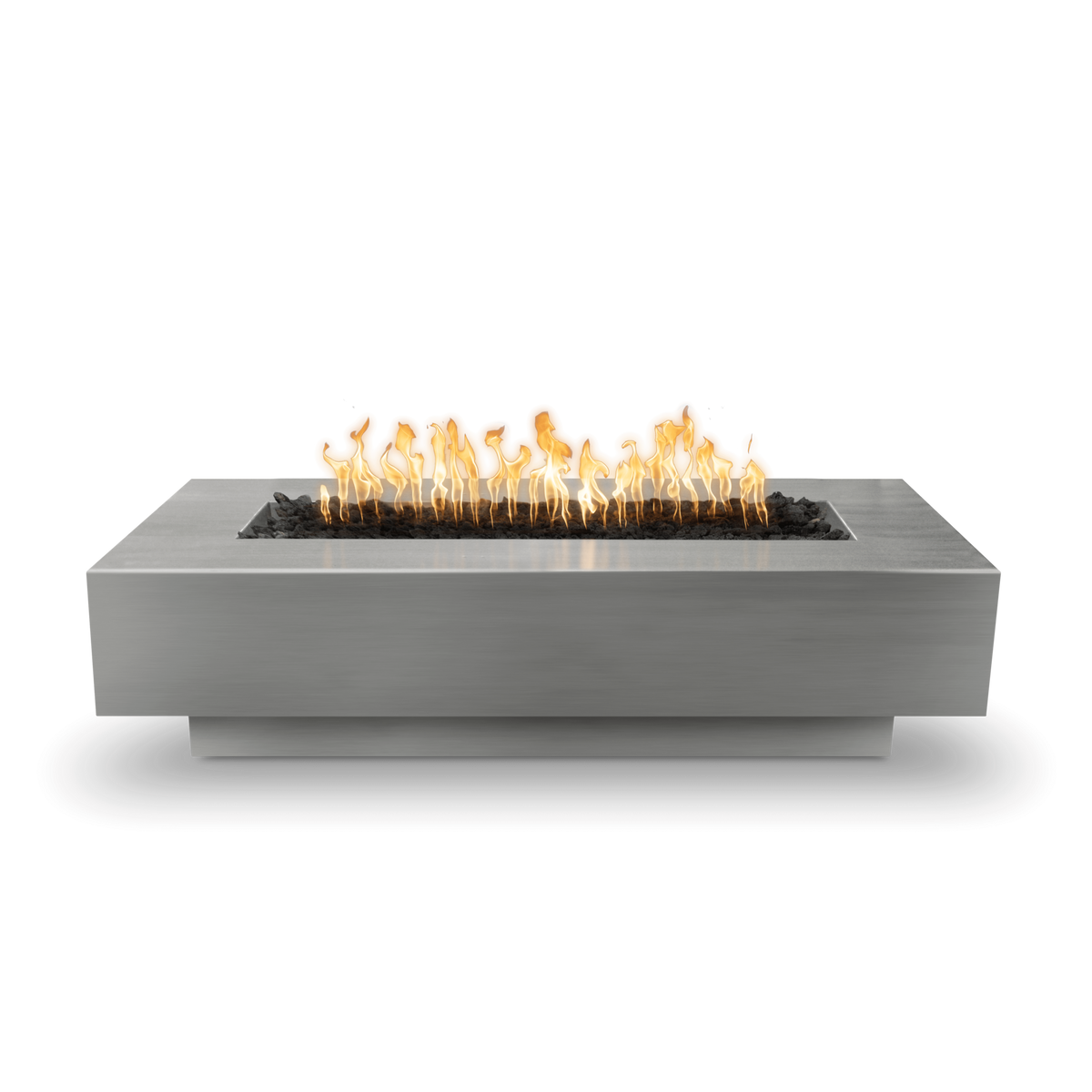 Rectangular Coronado Stainless Steel Fire Pit | Multiple Sizes, Match ...